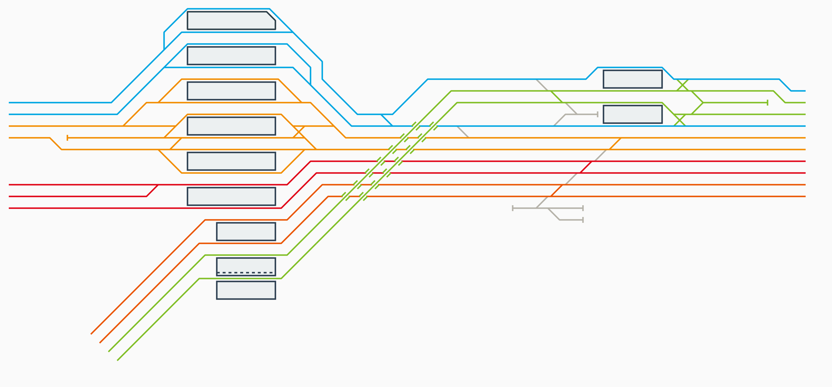 駅14 | Railroad Wiring Diagram Editor