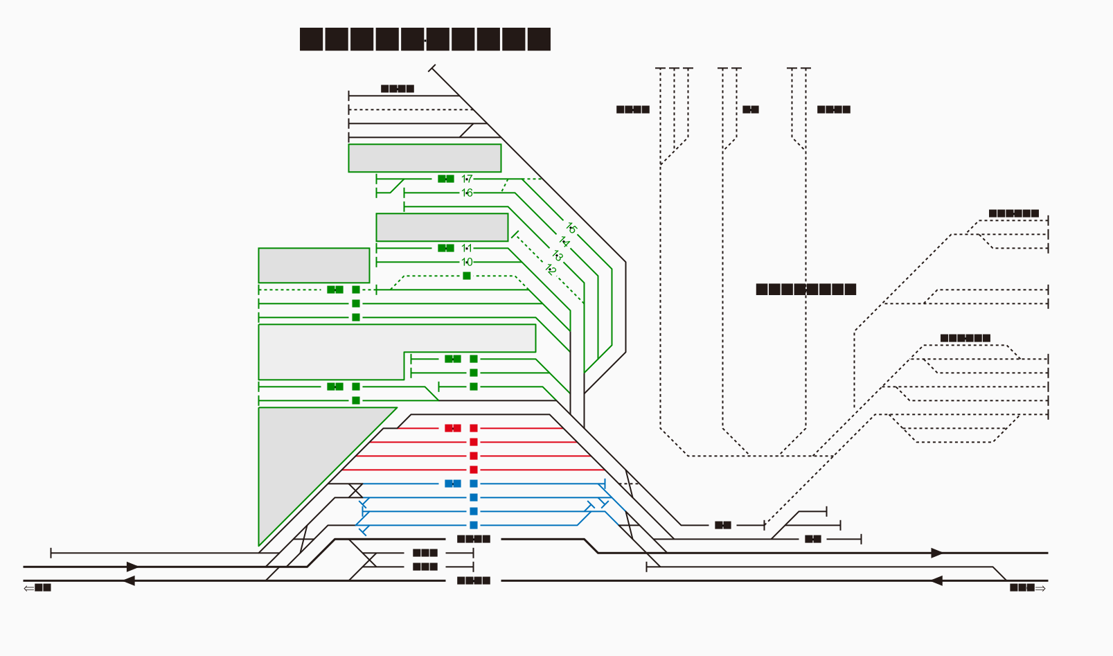 越谷貨物ターミナル駅 | Railroad Wiring Diagram Editor